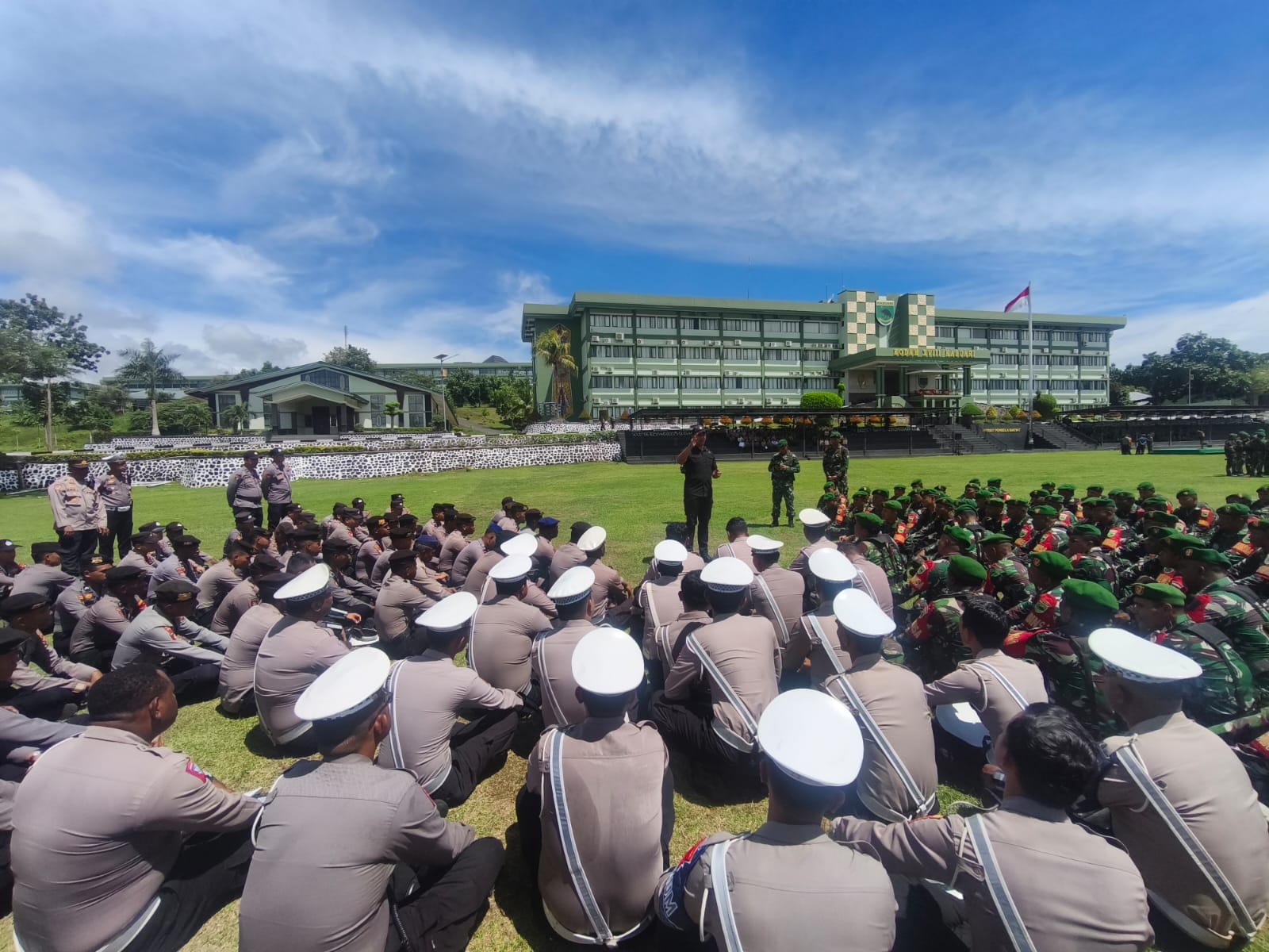 Jelang Kunker Wapres ke Manokwari, Polda PB dan Kodam Kasuari Gelar ...